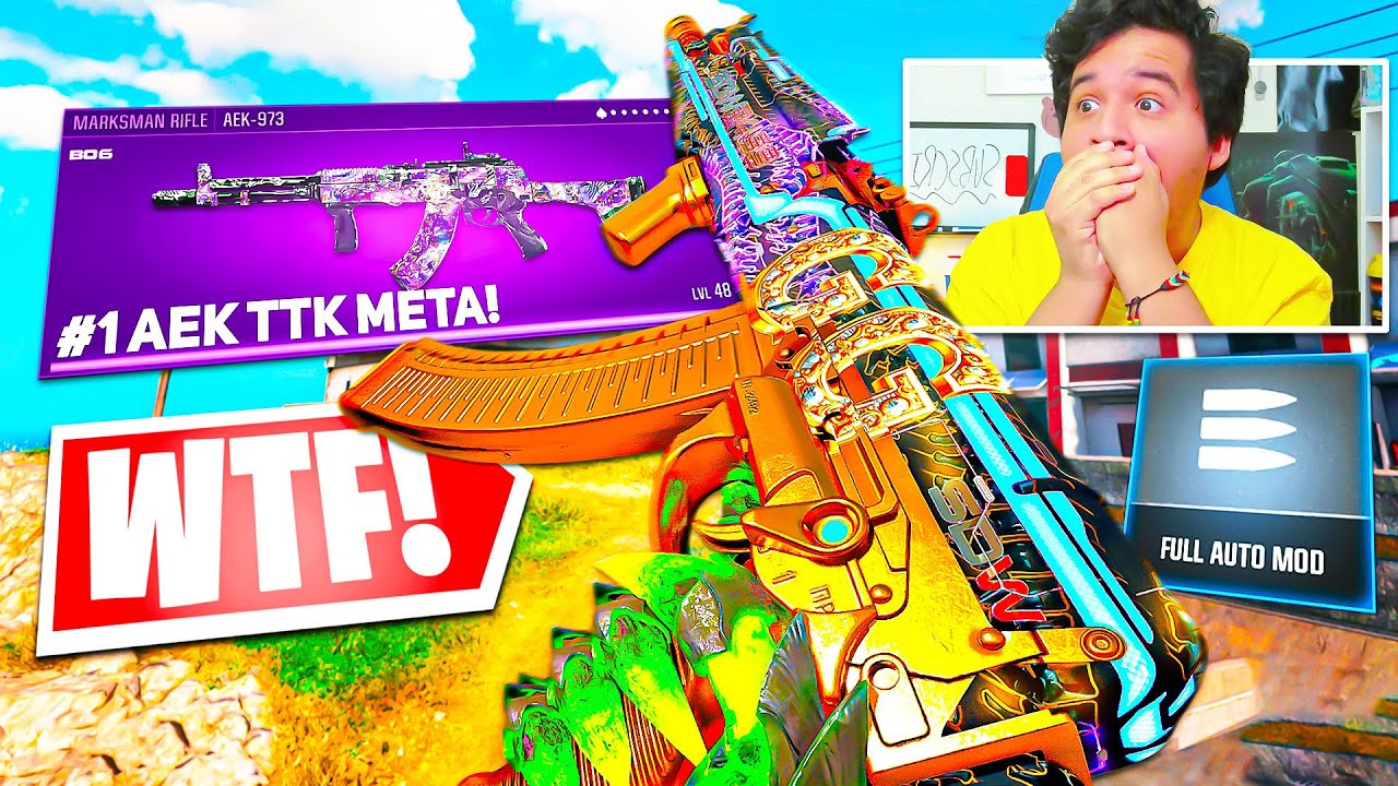 New FULL AUTO MOD AEK 973 Loadout Meta is CRAZY in WARZONE SEASON 2 💥 ...