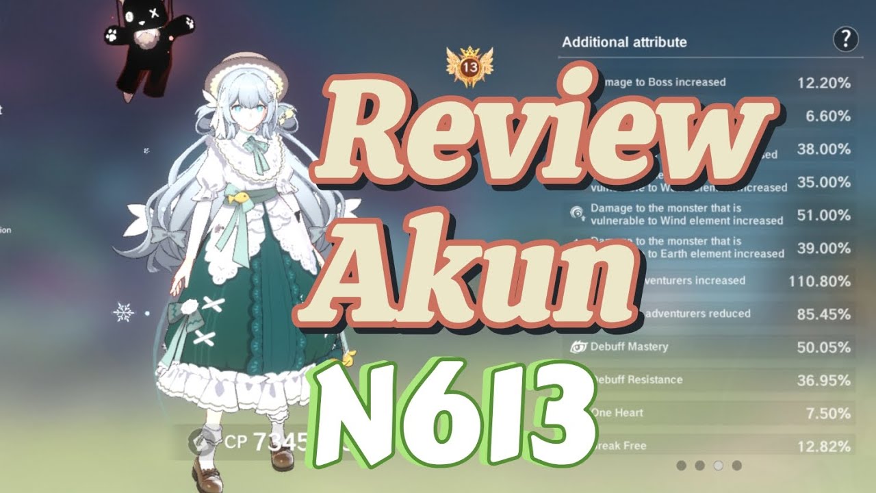 REVIEW AKUN🇮🇩 N613 (WIND ECHO) - THE LEGEND OF NEVERLAND - YouTube