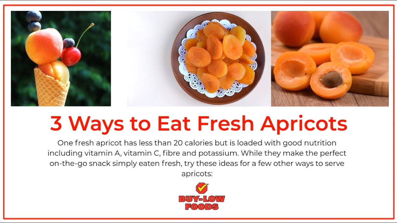 3 Ways to Eat Fresh Apricots - YouTube