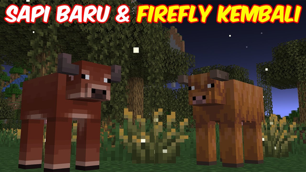 FIREFLY DITAMBAHKAN!!! | Minecraft Snapshot 25W05A - YouTube