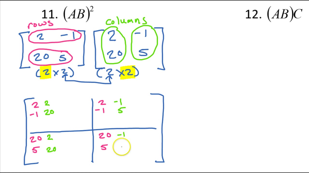 Day 3 HW 11 How To Square A Matrix YouTube day-3-hw-11-how-to-square-a-matrix-youtube