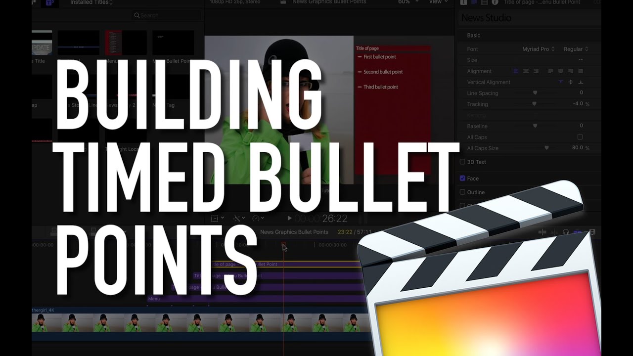 Timed Bullet Point Tutorial - YouTube