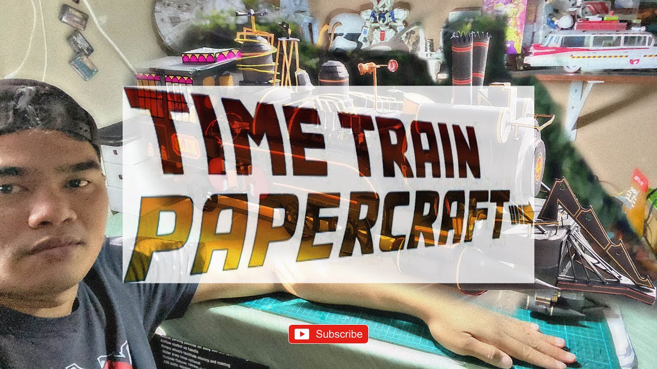 Build The Time Train Travel Back To The Future llI Papercraft (Scale 1: ...