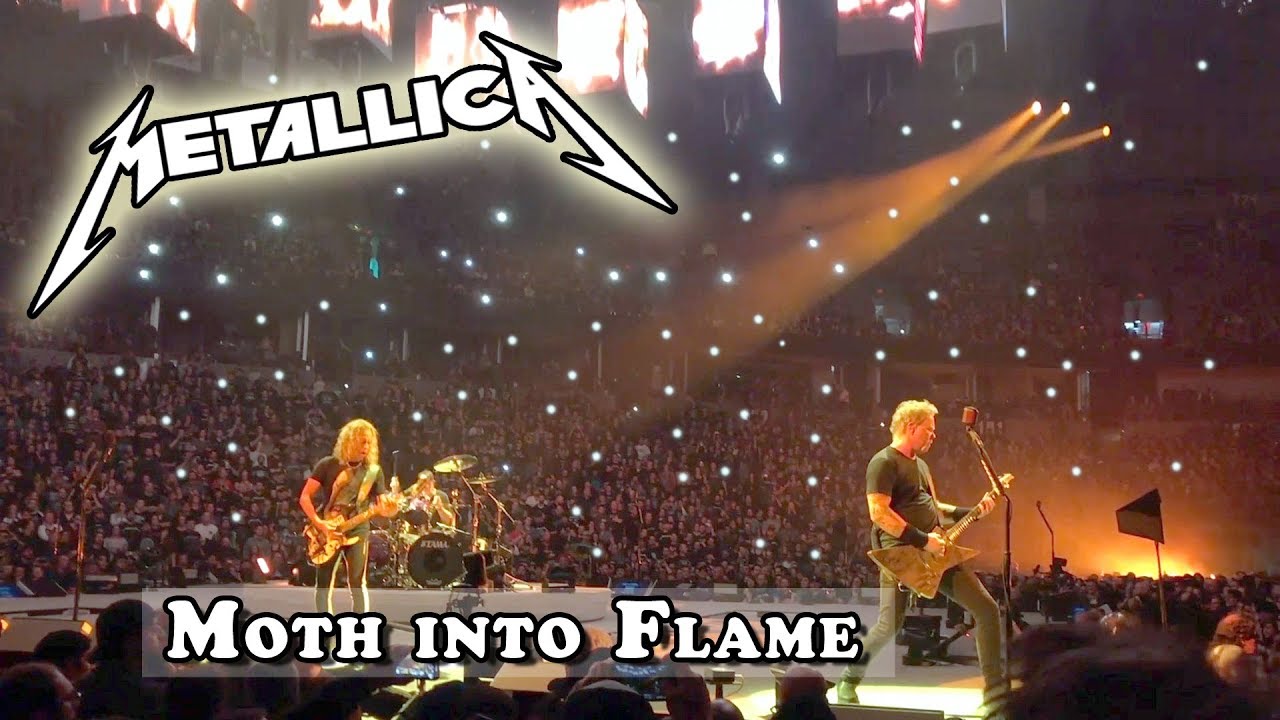Metallica Moth Into Flame LIVE w/ Mini DRONES Fireflies/Moths- Spokane ...