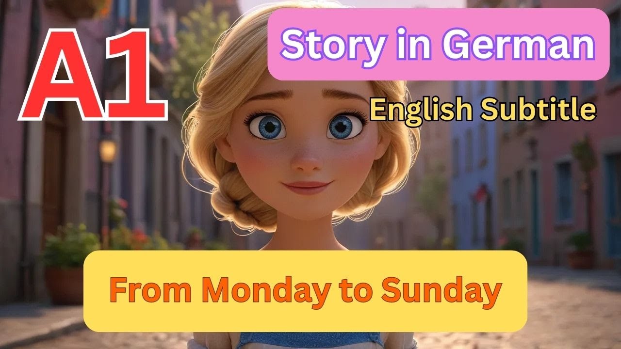 Learn German for Beginners | A1 | From Monday to Sunday - YouTube