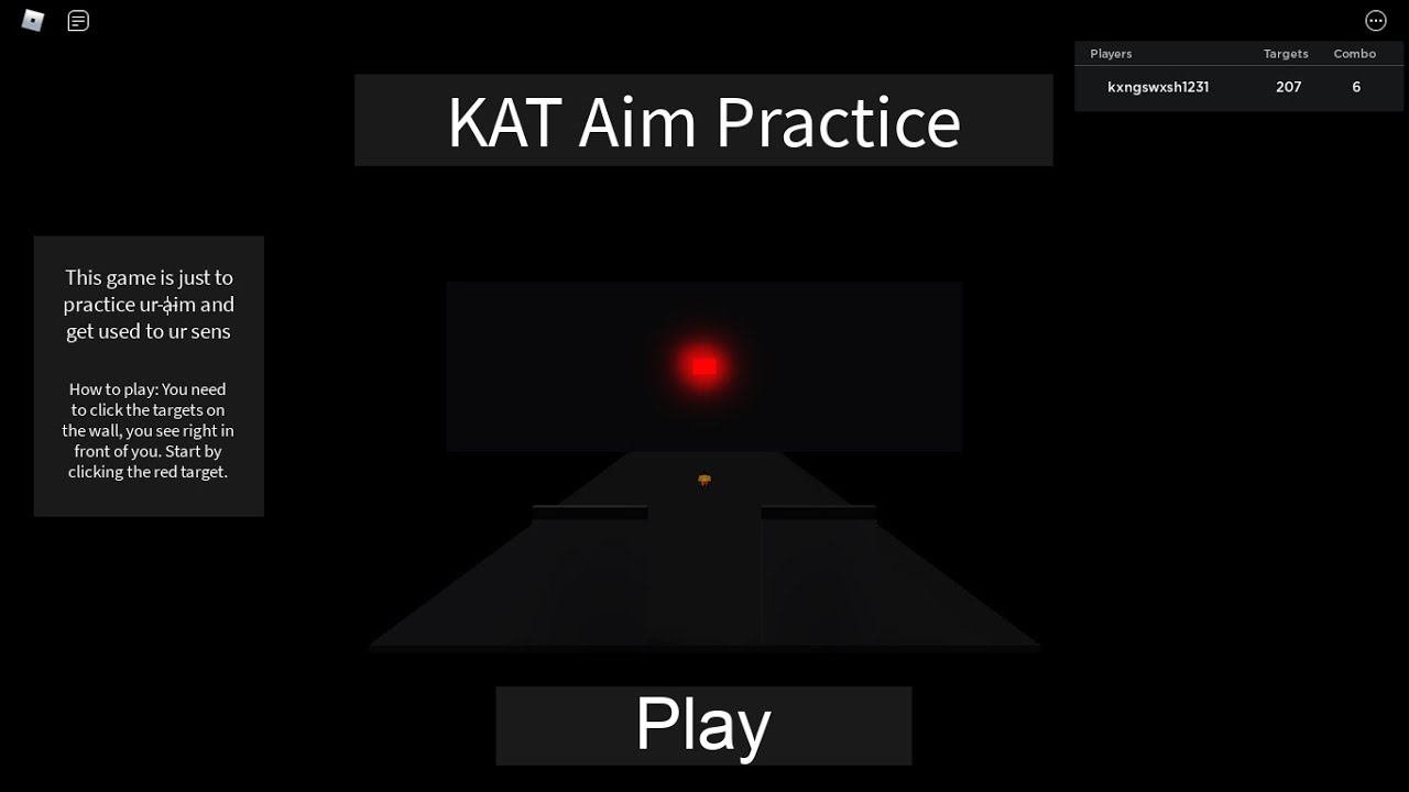 the kat roblox aim trainer by 6zub - YouTube