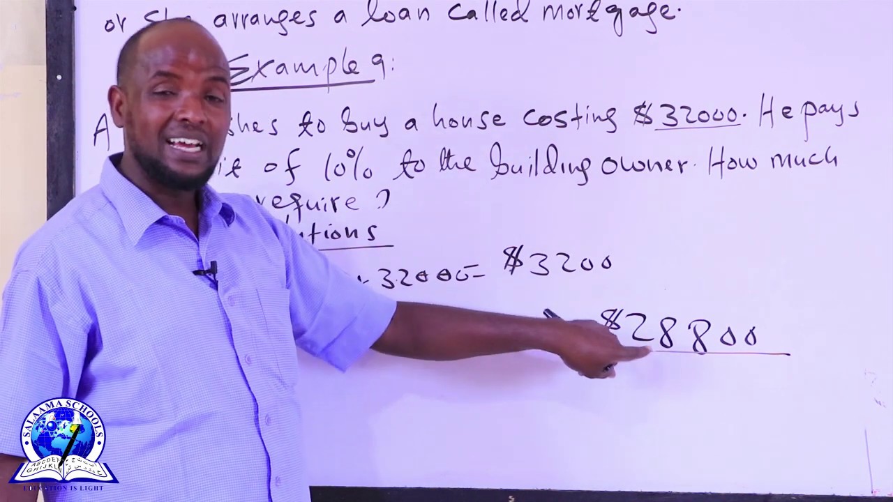 FORM 3 II MATHS II CHAPTER 7: FINANCIAL MATHEMATICS II LESSON 7 - YouTube