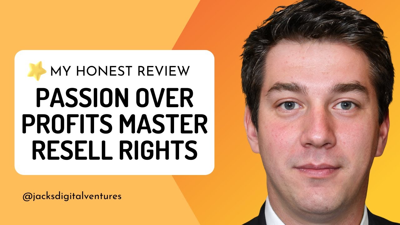 Passion Over Profits Master Resell Rights Review (POP MRR) - YouTube