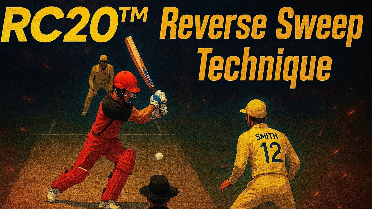 How to Play Reverse Sweep in Real Cricket 20| Rc20| RC20 Batting Tips ...