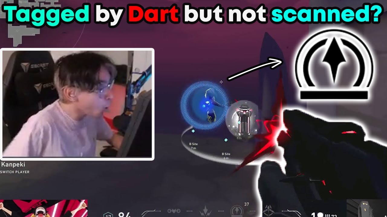 TenZ shocked by Omen's 200 IQ to bypass being Scanned by Recon dart on ...