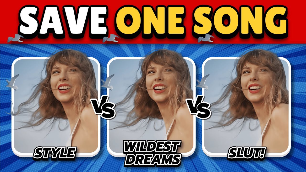 SAVE ONE SONG 🎶 - BATTLE SONG FROM THE SAME ALBUM ⚔️🔥 | TAYLOR SWIFT ...