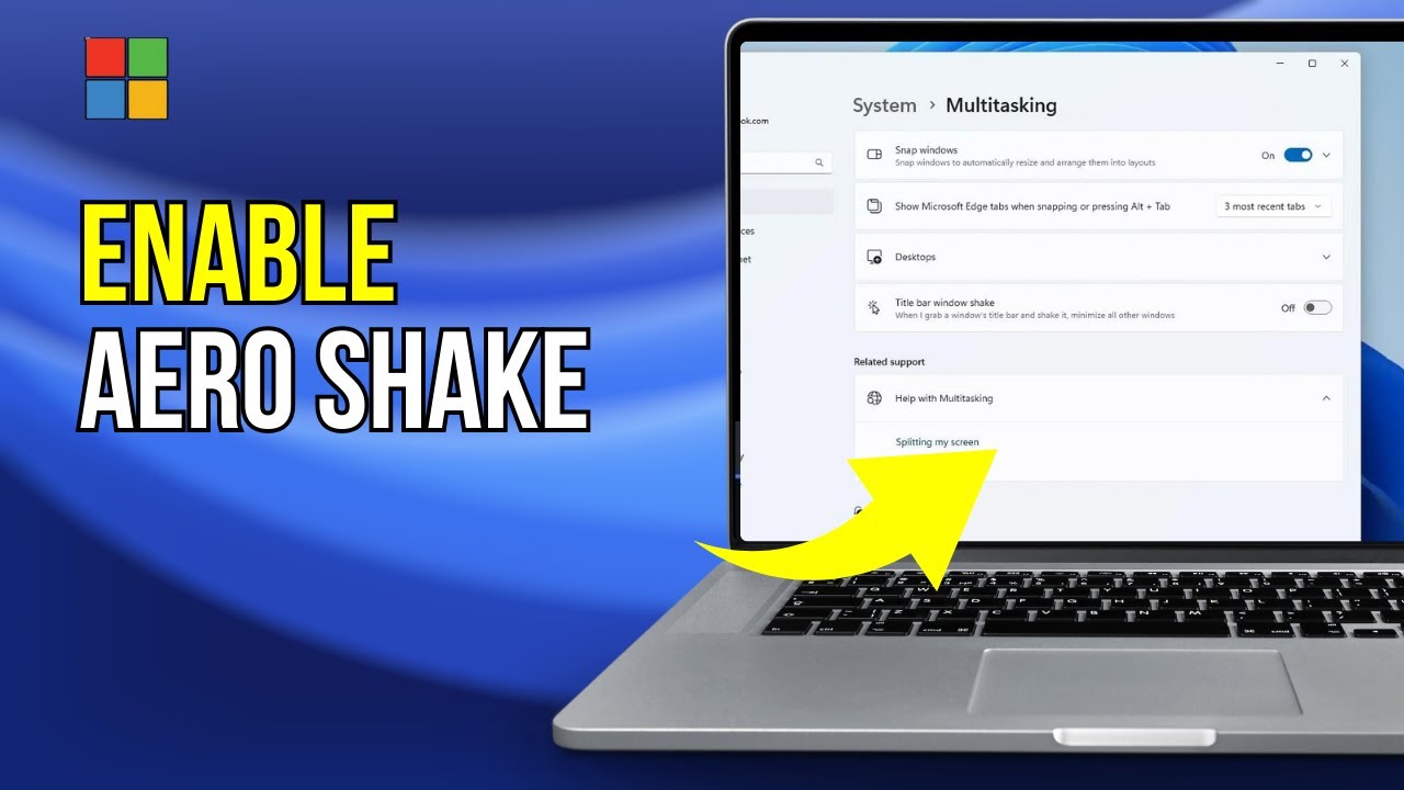 How To Enable Aero Shake In Windows 11 (2024 Updated Guide) - YouTube