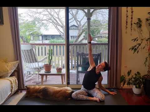 V7.Windmill Vinyasa Flow. Dynamic balancing yoga sequence. - YouTube