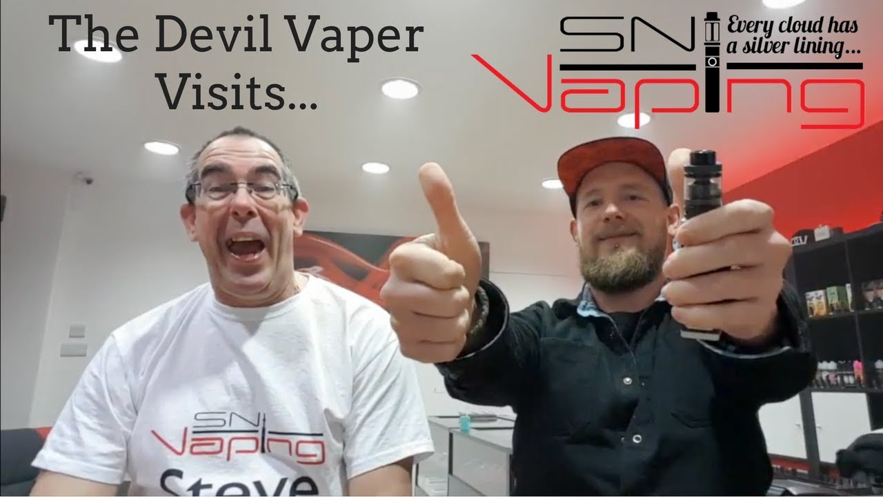 The Devil Vaper Visits SN Vaping [Blooper Reel at the End!] - YouTube