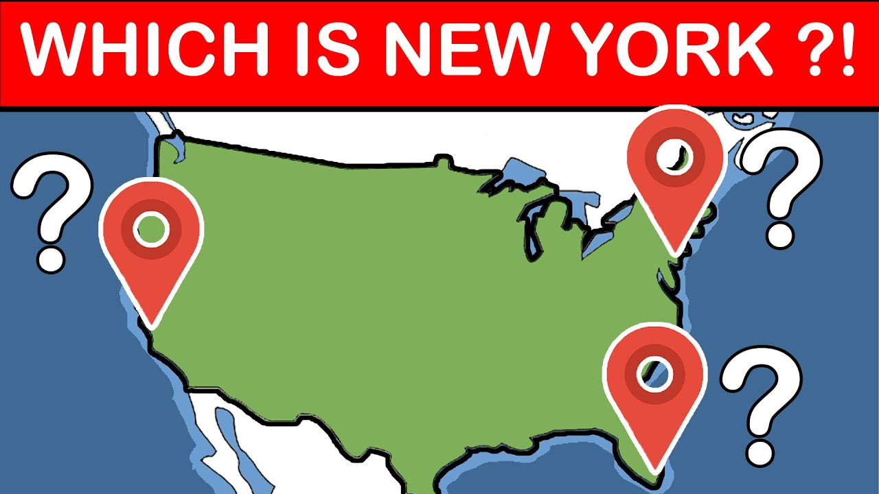 GUESS AMERICAN CITIES ON MAP | American Cities Quiz - YouTube