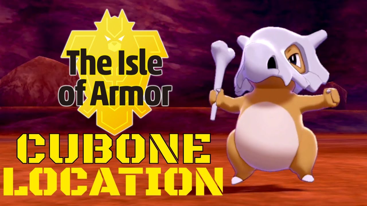 Pokemon Sword And Shield cubone Location Isle Of Armor Pokemon - YouTube