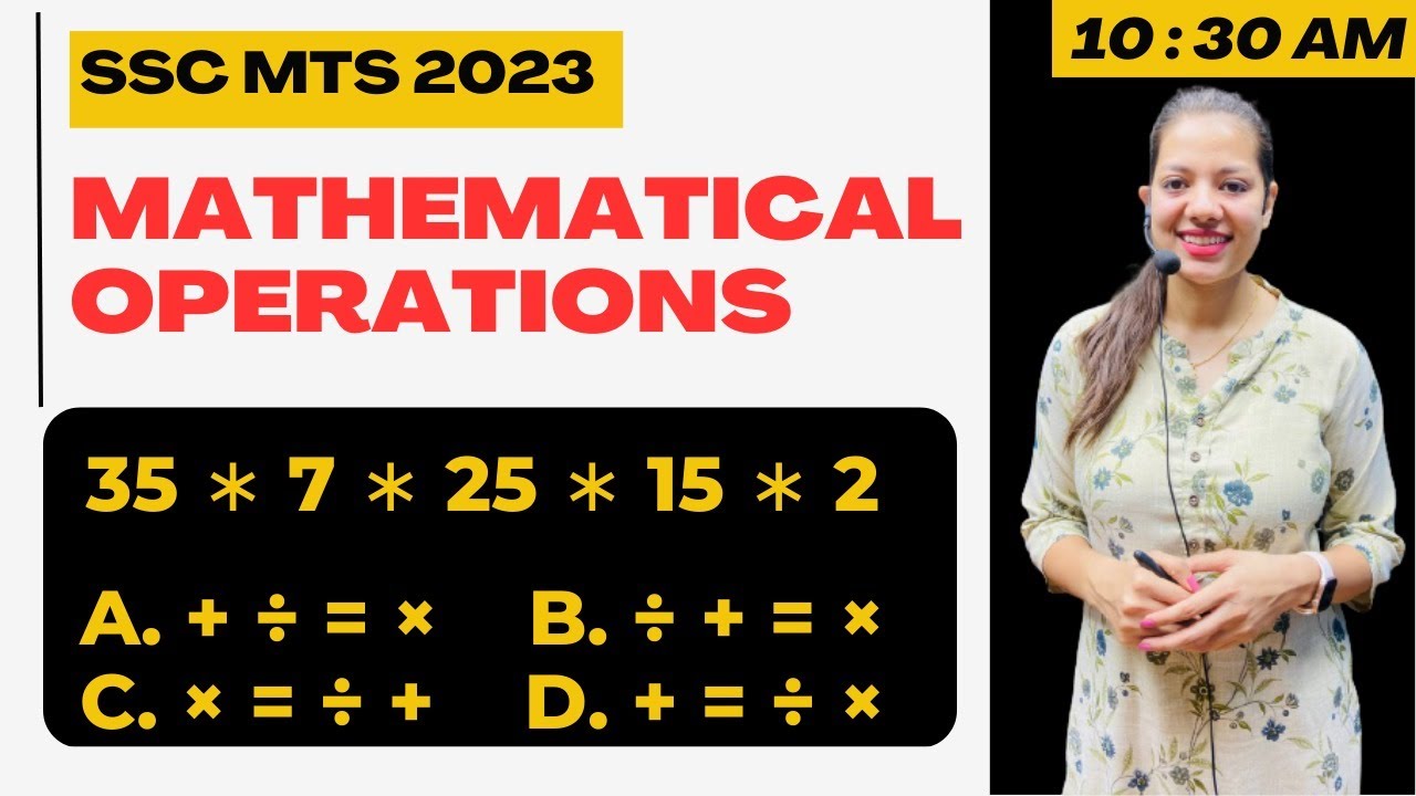 Mathematical Operations Best Trick Reasoning For Ssc Cglchslmts Reasoning Class By Swapnil