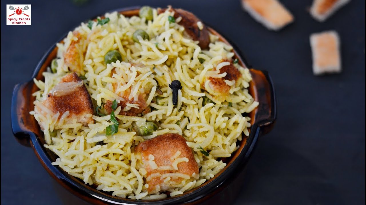 Easy Bread Pulao Recipe | Simple Bread Pulav || Spicy Treats Kitchen # ...