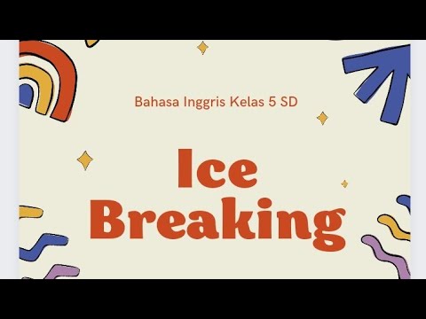 Ice Breaking Bahasa Inggris Kelas 5 SD | Kurikulum Merdeka - YouTube