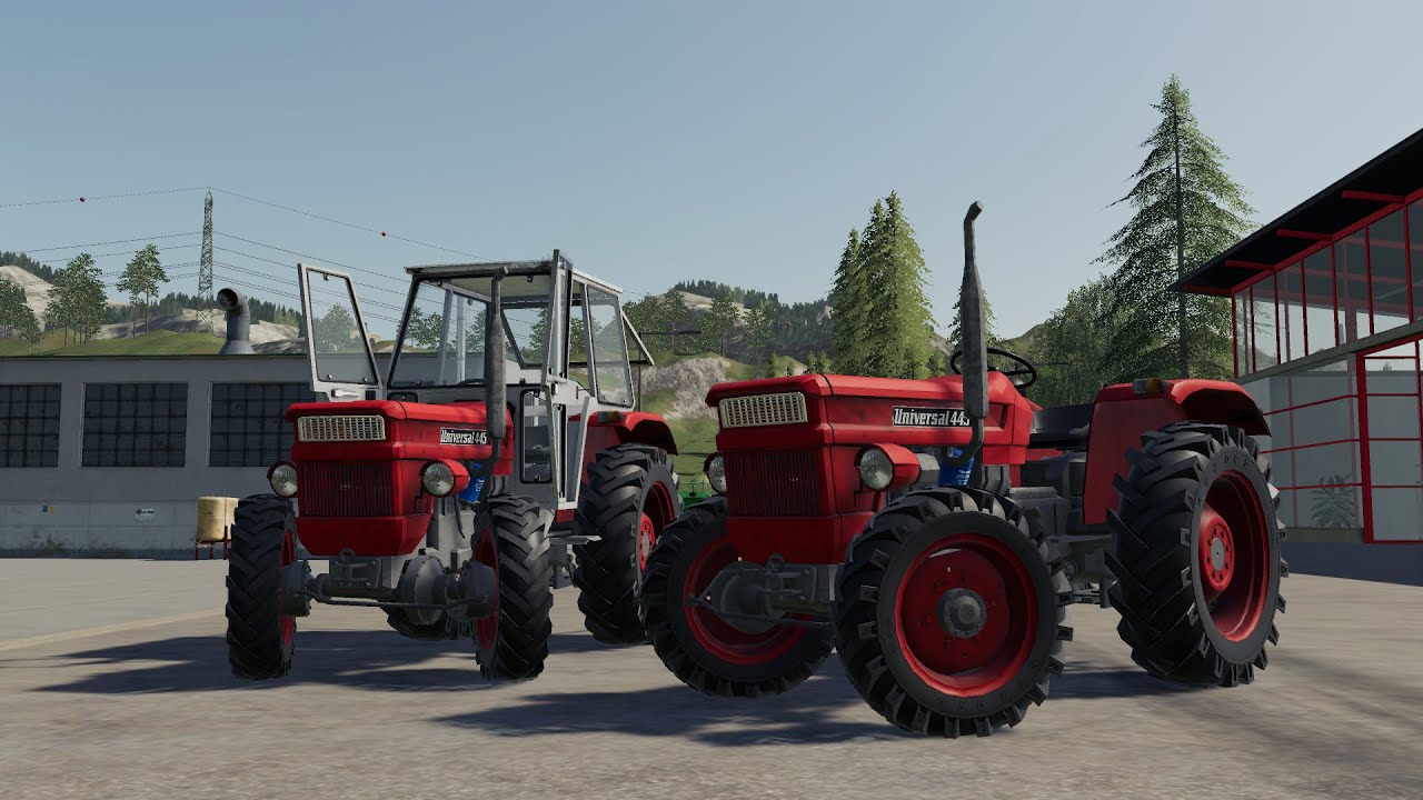 Farming Simulator 2019-Universal 445 review. - YouTube