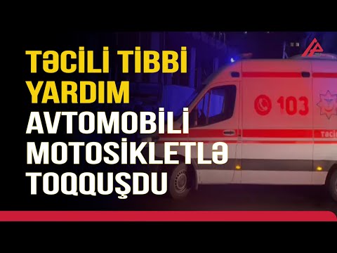 Bakıda ağır qəza: motosiklet sürücüsü öldü | APA TV