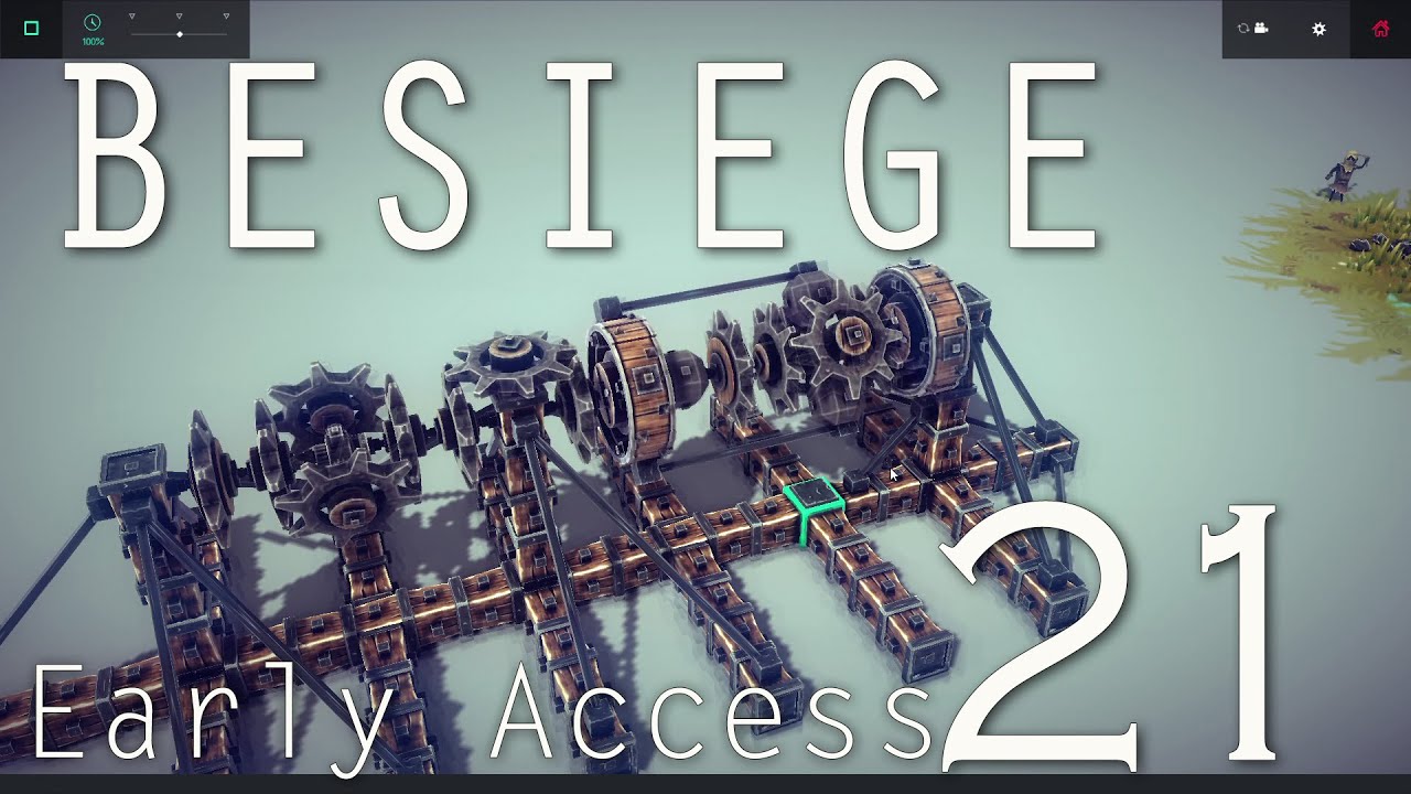 Besiege Early Access (Ep. 21) - 3 Speed Planetary Gearbox - YouTube