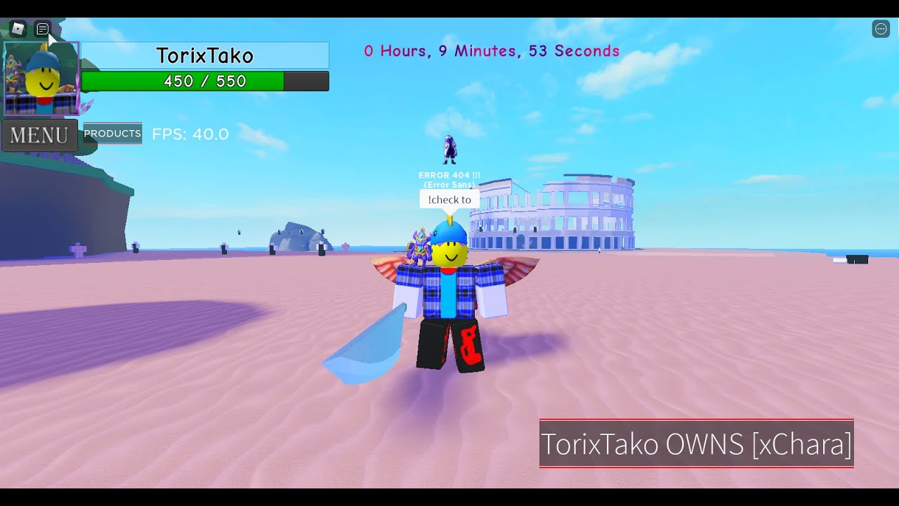 X-Chara on AUT | Roblox Game - YouTube