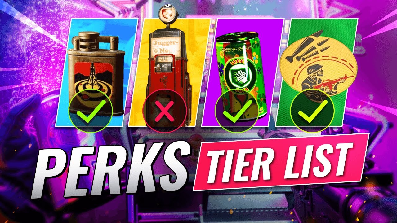 BEST COD PERKS - Tier List By COD Pros - YouTube