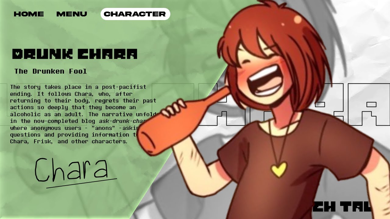 What is Ask Drunk Chara (Teach Tale Undertale AU Canon Facts and ...