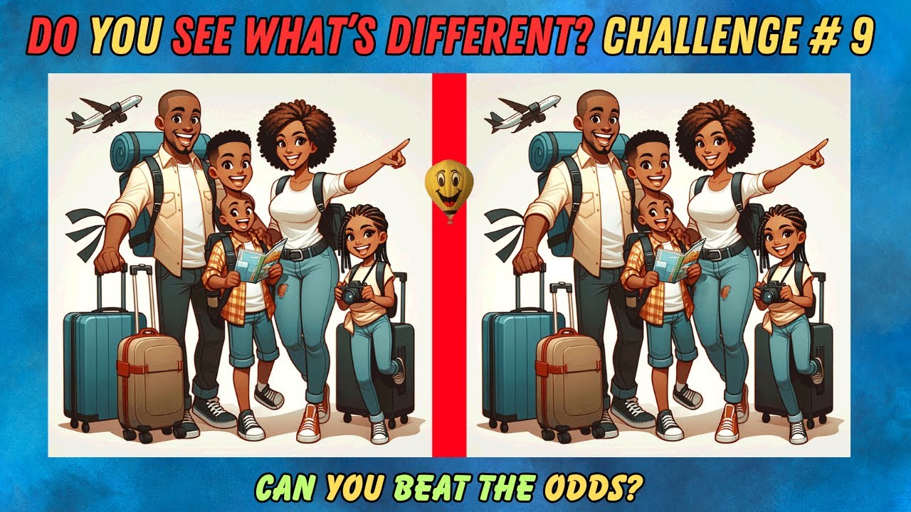 Do You See What's Missing? Spot The Differences in this Challenge - YouTube