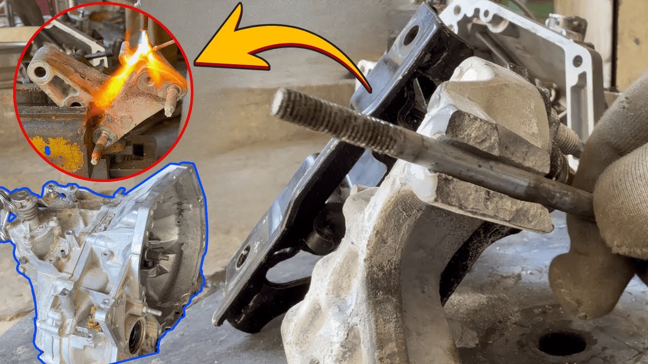 Transmission Broken Mount Aluminium Welding Repair | Cast Aluminum Weld ...