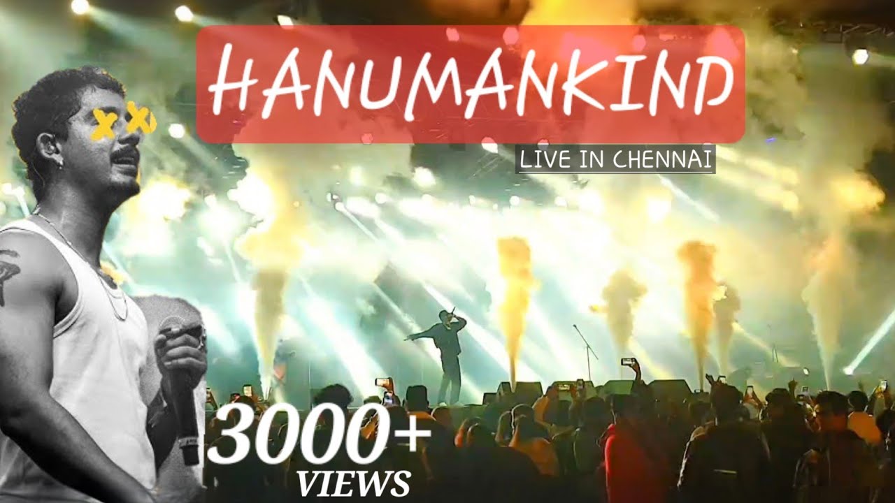 Hanumankind - Big Dawgs live Performance in CHENNAI @Hanumankind - YouTube