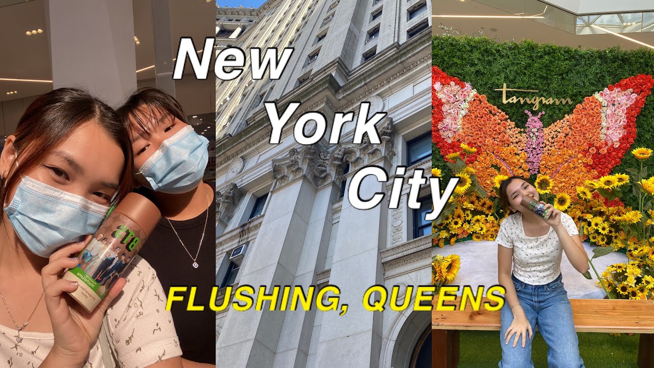 NYC Vlog Pt.1 | Exploring the BIGGEST Asian Neighborhood-Flushing ...