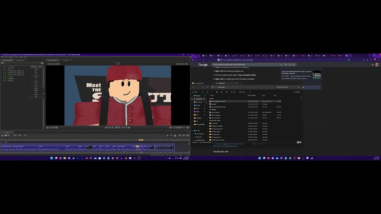 Making TF2 Meet The Scout with Roblox TC2 characters (Day 3) - YouTube