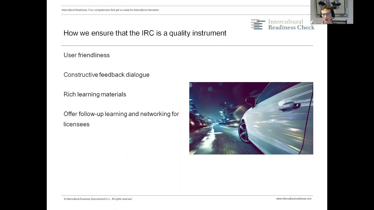 Intercultural Readiness Check, the research behind it - webinar - YouTube