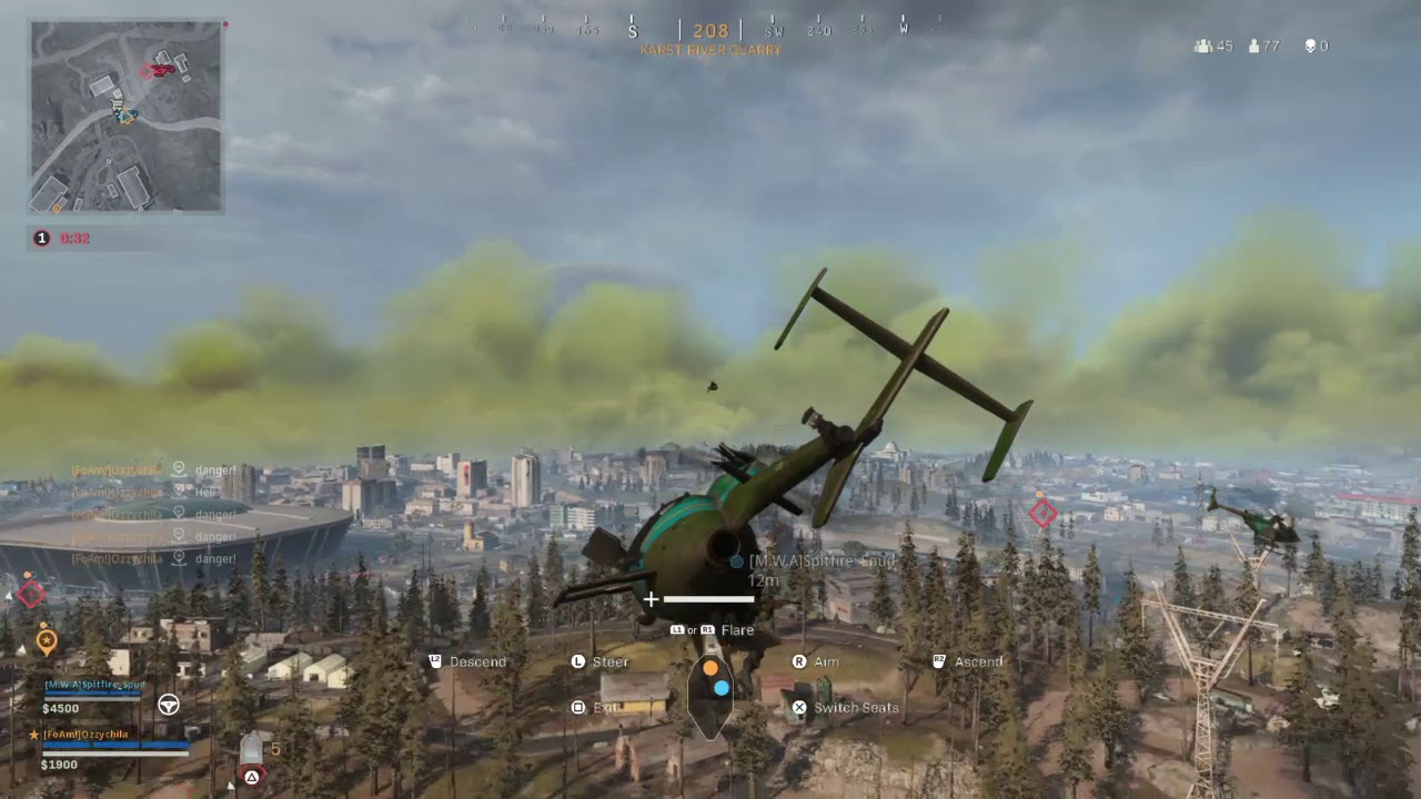 Call of Duty®: Modern Warfare® warzone chopper c4s lol - YouTube