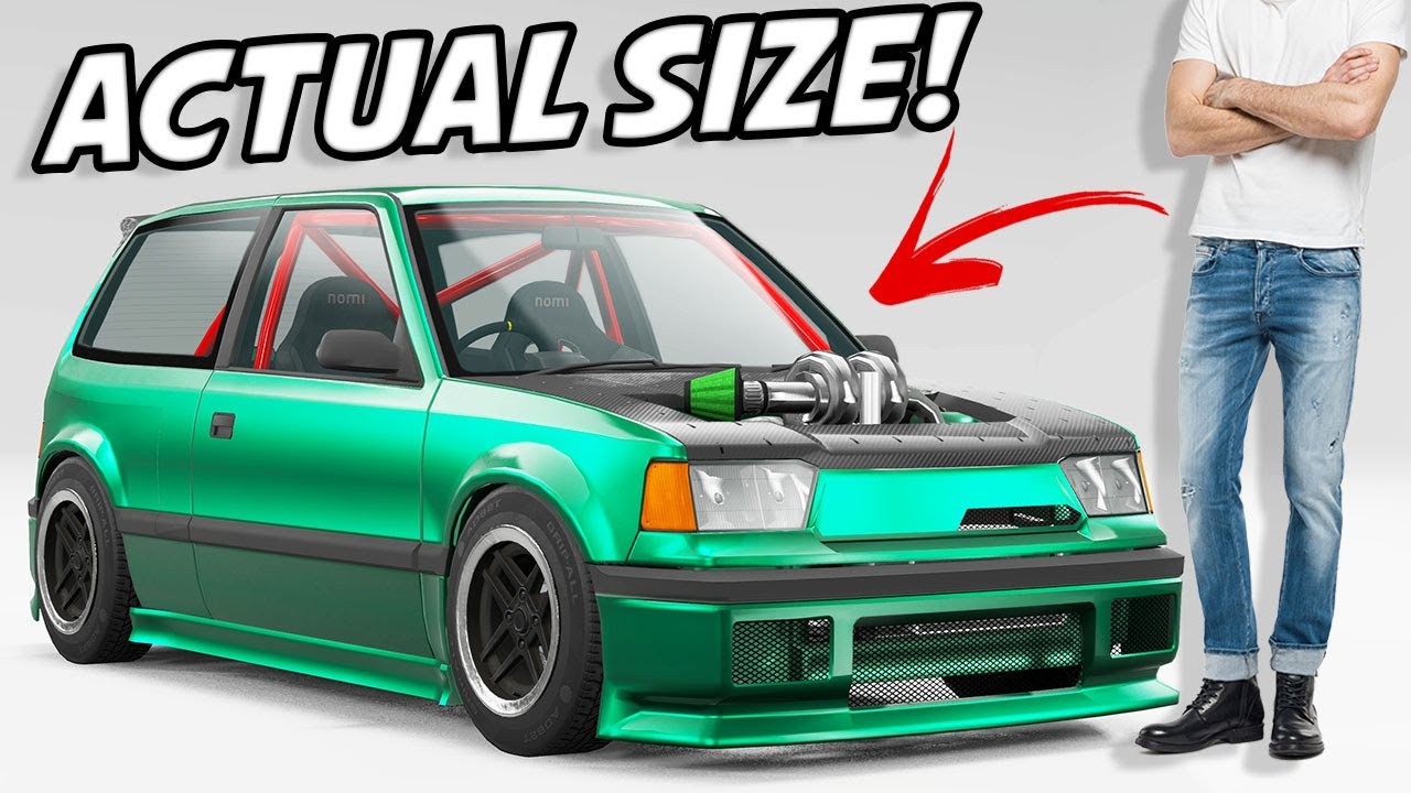 This TINY New Car Mod Is BIG Fun! HUGE Crashes With Small Car! - BeamNG ...