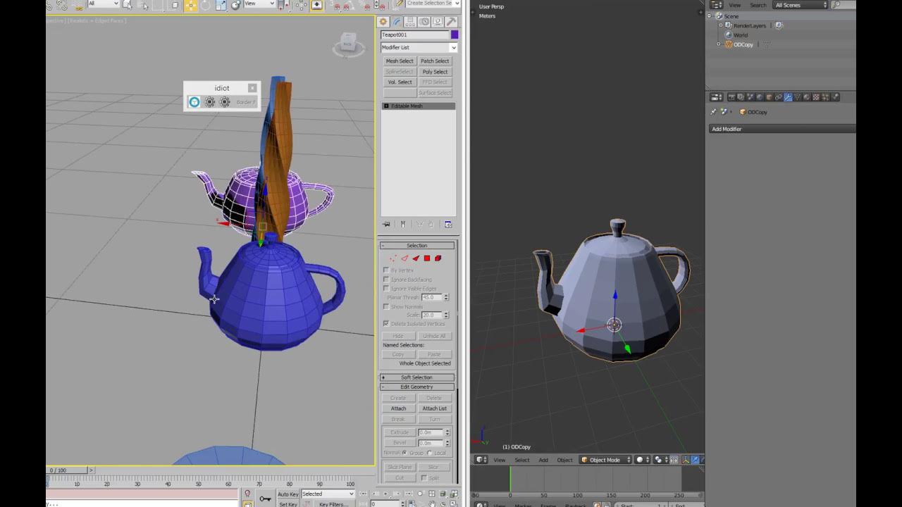 Blender - 3dsmax copy paste + create shortcuts creation in Blender ...