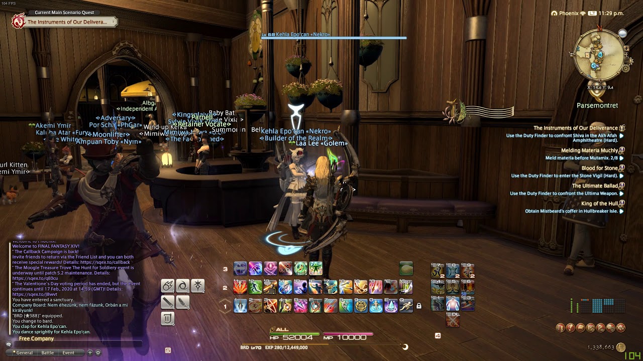 FF14 Bard playing piano. - YouTube