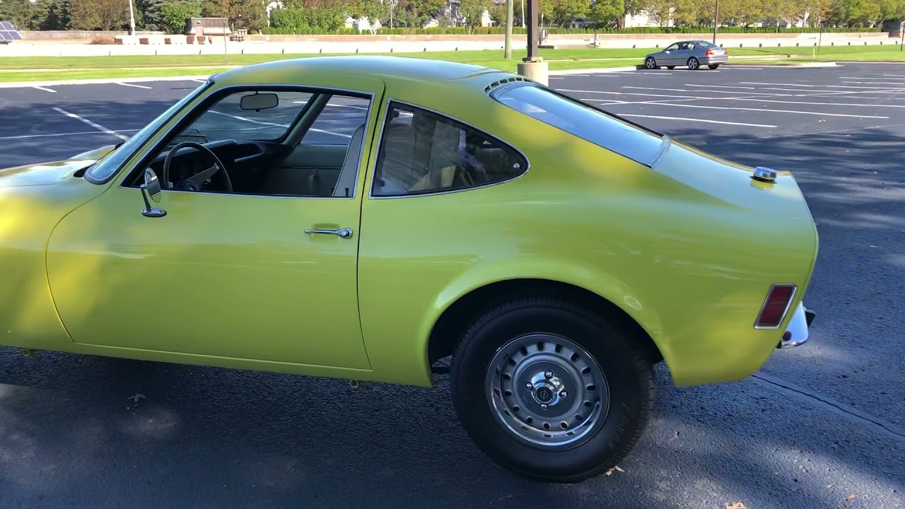 72’ Opel GT Walk Around - YouTube