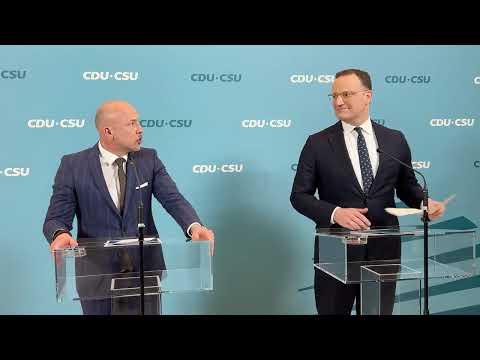 24. März 2026 | Live-Statement mit Jens Spahn & Alexander Hoffmann