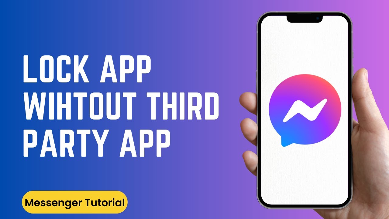 How to Lock Facebook Messenger Without Any Third Party App - YouTube