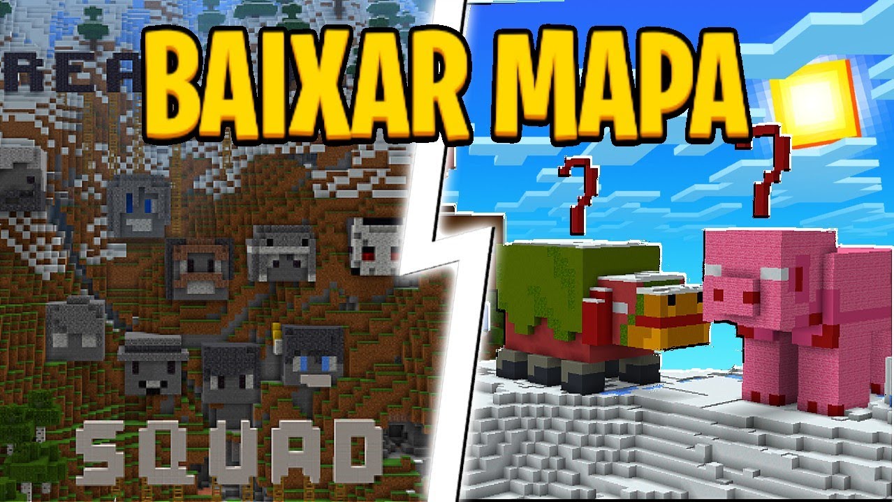 Download Do Mapa Da Creative Squad 4 no Minecraft Bedrock Mcpe - YouTube