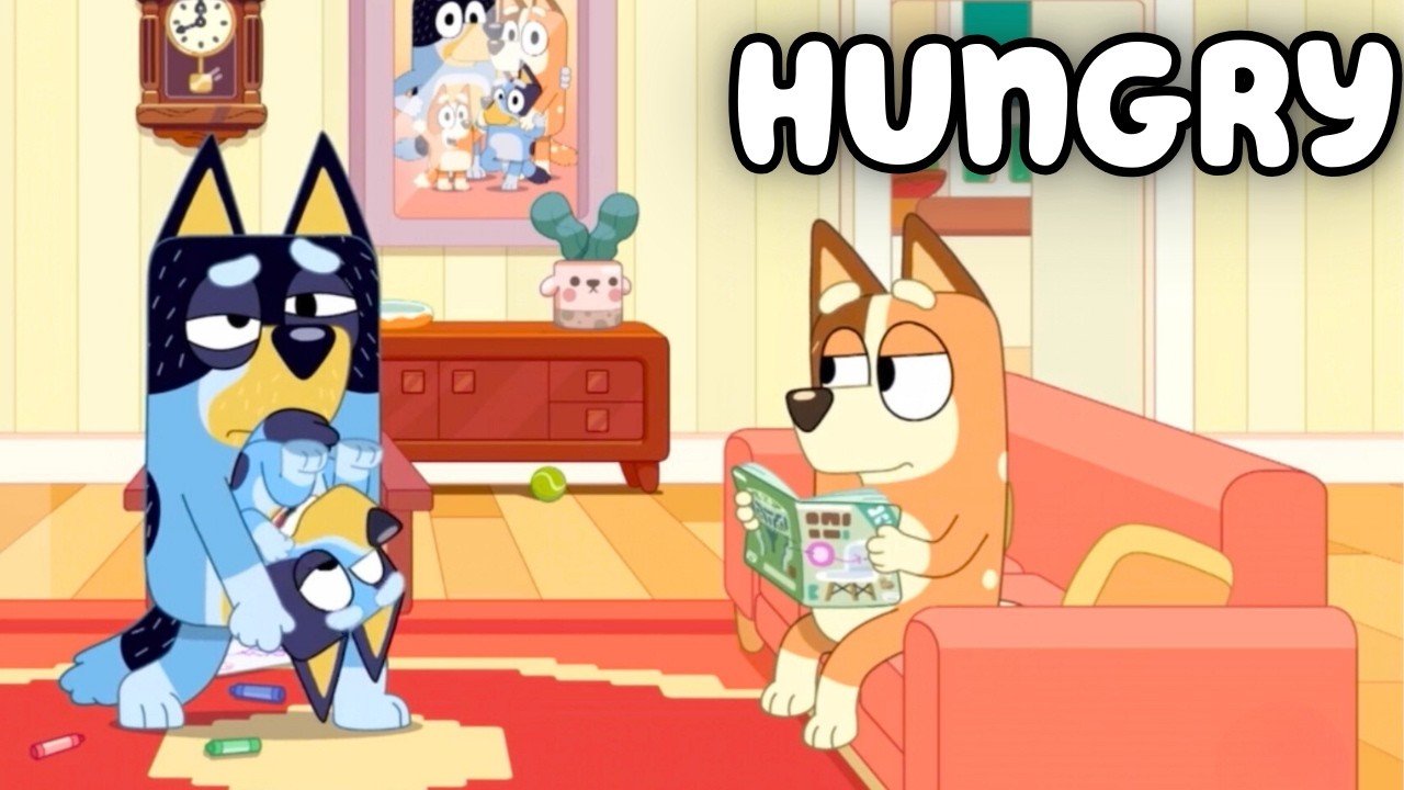 NEW BLUEY Mini Episode HUNGRY (Unicorse Eating Children Reference ...