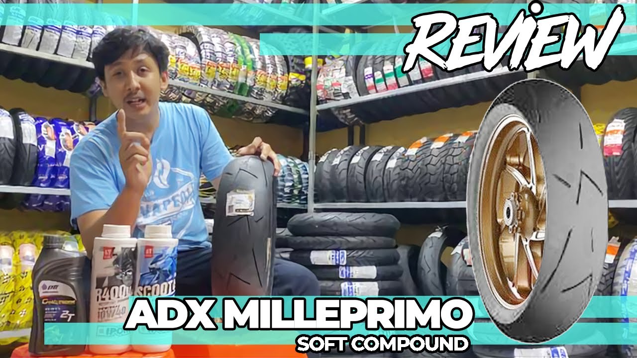 REVIEW BAN ADX MILLEPRIMO BAN UNTUK VESPA KUALITAS DUNIA! - YouTube