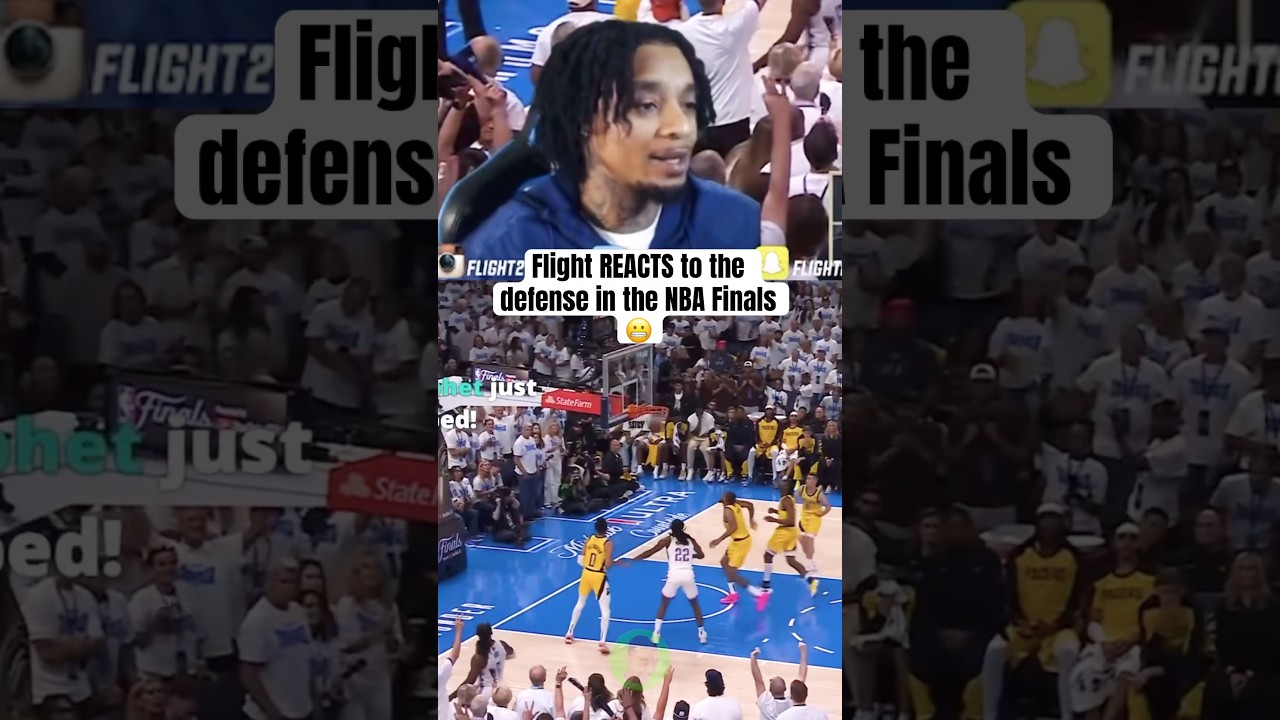 Flight REACTS to the defense in the NBA Finals 😬😬 #shorts #flight # ...