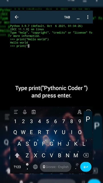 Learn to use interpreter in Pydroid 3. | How to use interpreter in ...