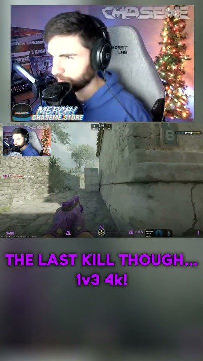 THAT LAST KILL THOUGH. When the GLOCK HITS (1v3 4k) #counterstrike #cs2 - YouTube