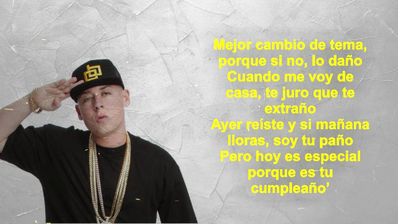 Cosculluela - HBD (Letra / Lyrics) - YouTube