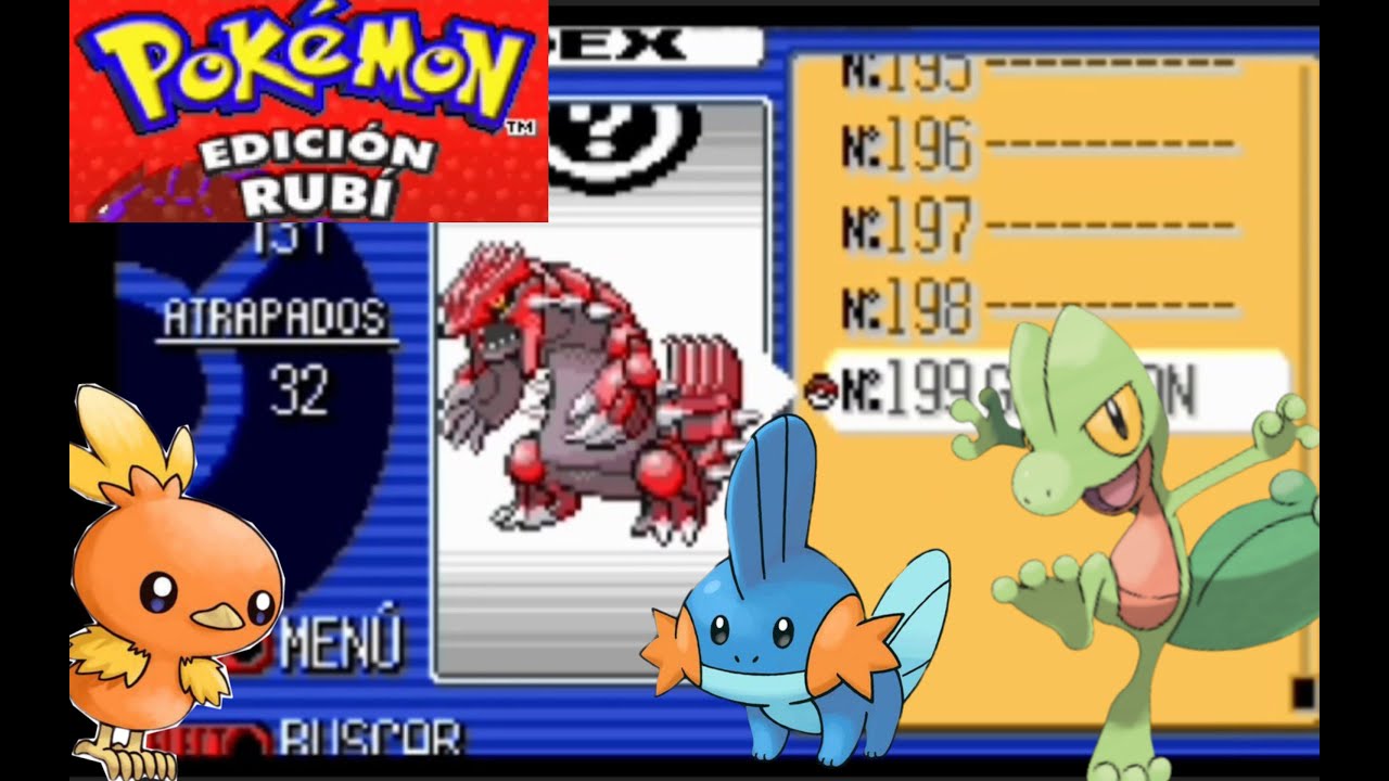 Pokemon Rubi: mi progreso actual, Pokedex y mas!!! - YouTube